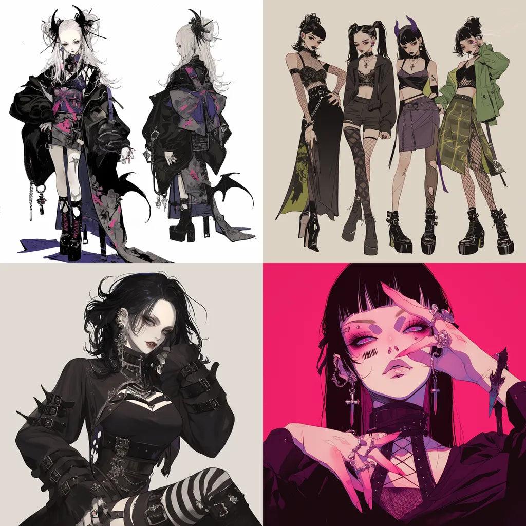 Tokyo Diamond Goth Girl Gooning: How to Rock the Sparkling Edge of Got ...